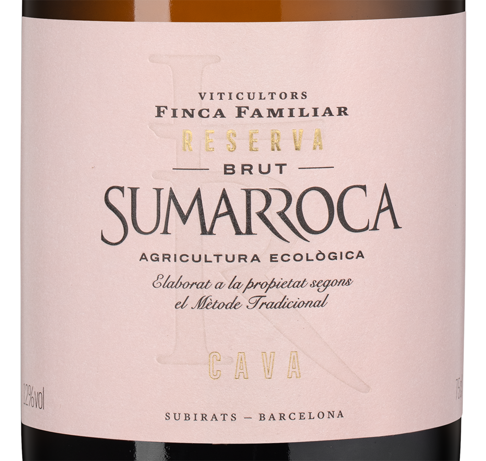 🍷 Игристое вино Sumarroca Reserva Brut Rose, Bodegues Sumarroca, 2023 ...